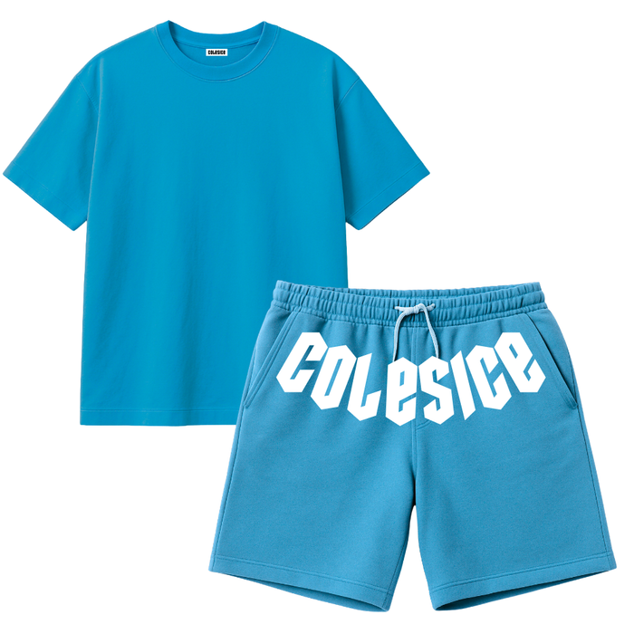 COLESICE Summer Set – Baby Blue | T-Shirt & Shorts